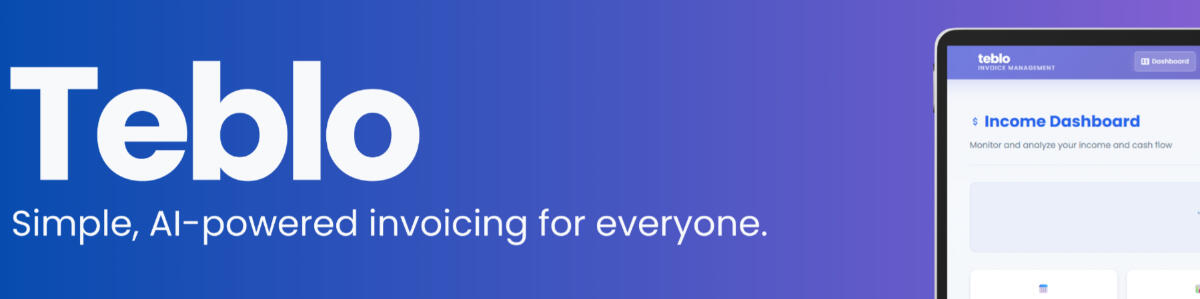 Teblo - simple invoicing.